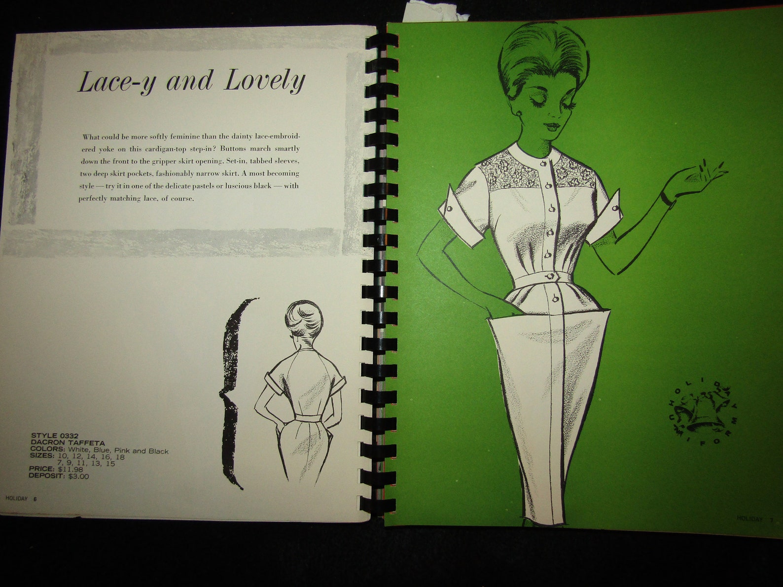 1962-1963 Mail Order UNIFORMS CATALOG Fall-winter by Holiday Uniforms ...