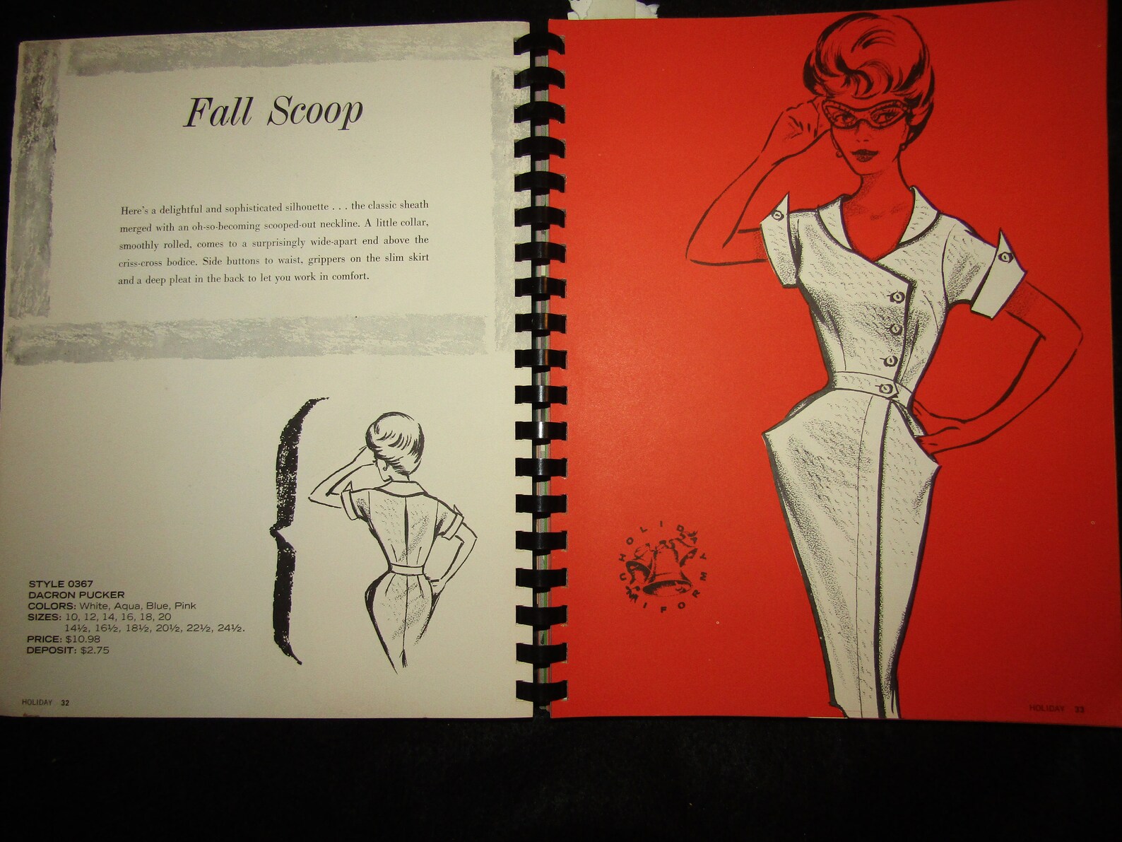1962-1963 Mail Order UNIFORMS CATALOG Fall-winter by Holiday Uniforms ...