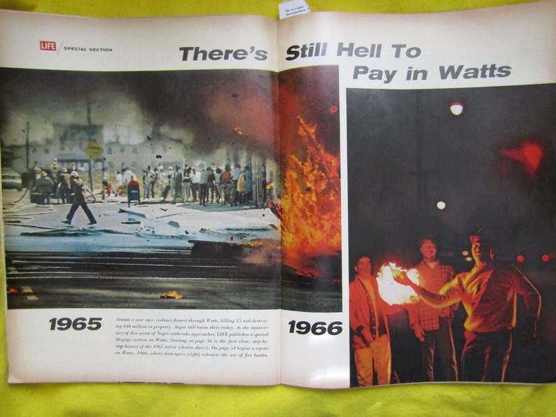 July 15 1966 LIFE MAGAZINE With Special Story - Etsy