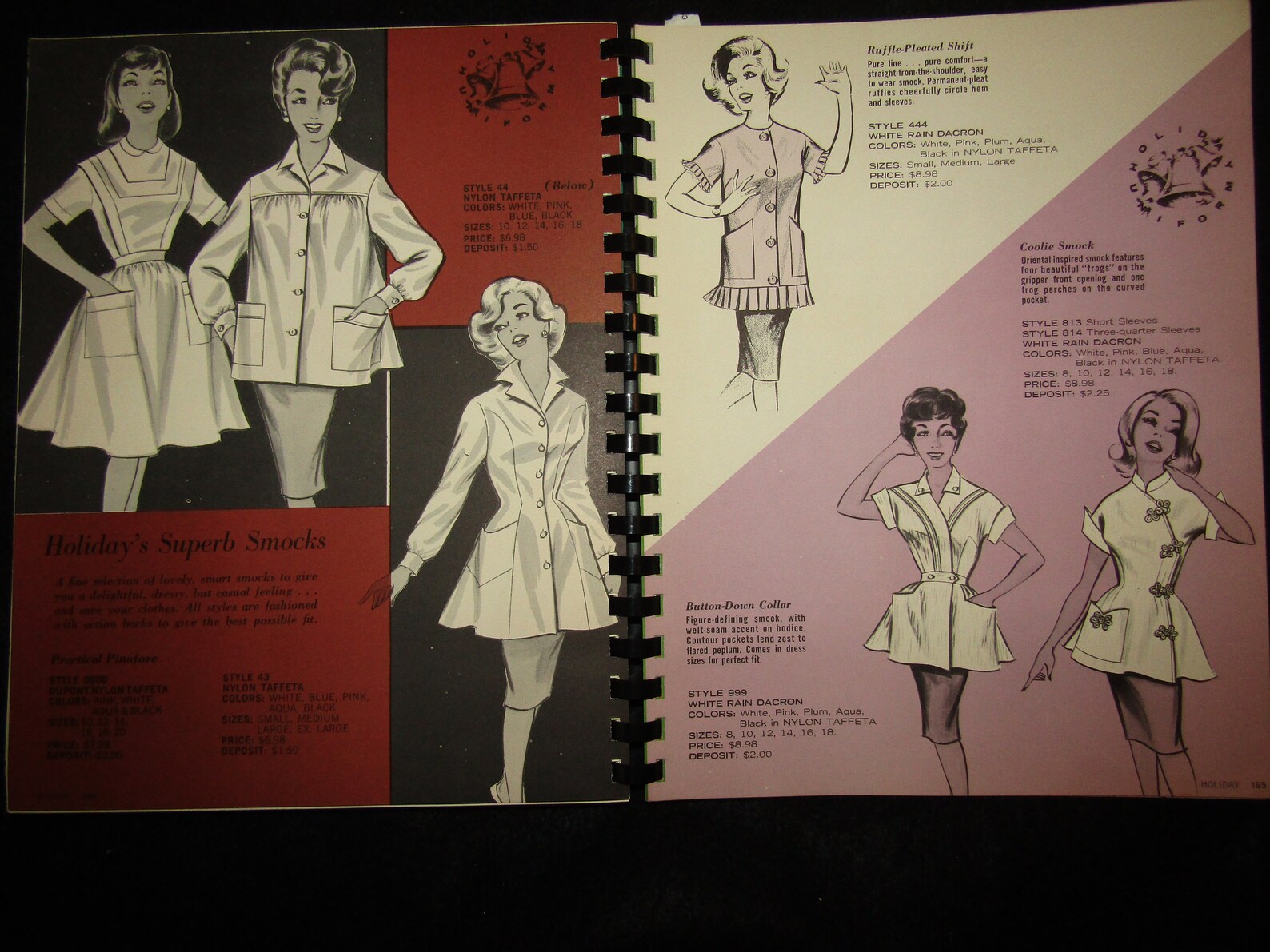 1962-1963 Mail Order UNIFORMS CATALOG Fall-winter by Holiday Uniforms ...