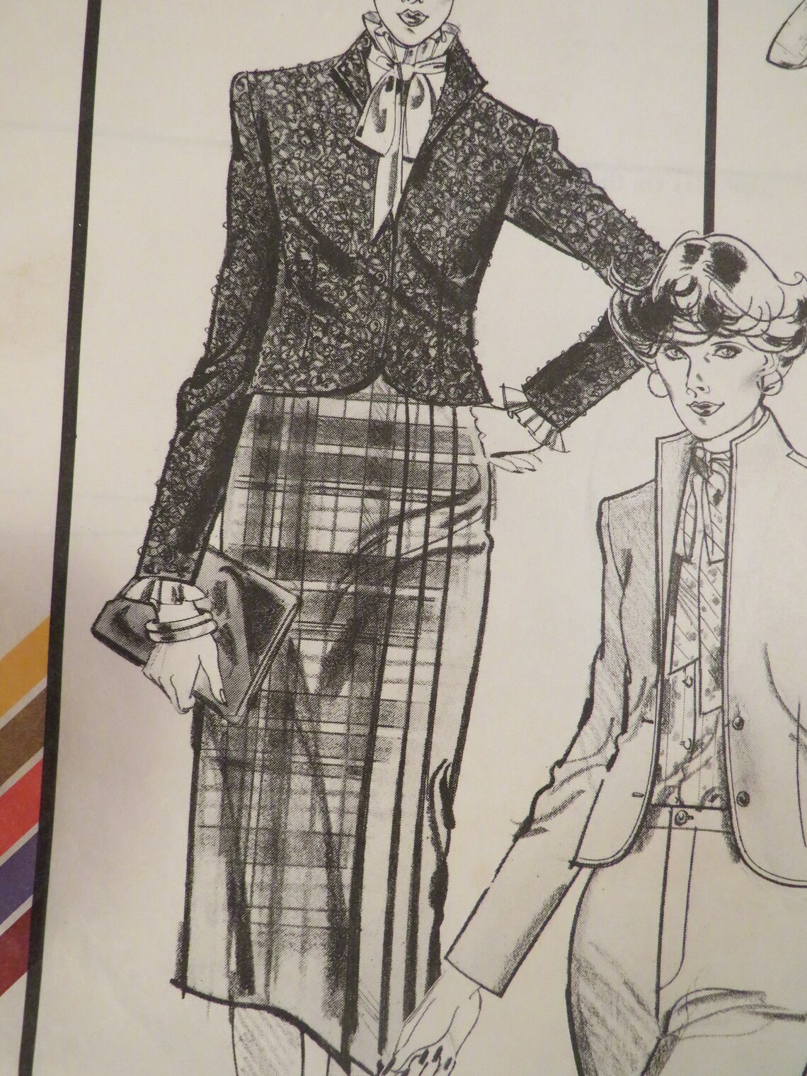 1980 Ladies Stretch and Sew/ann Person SHORT JACKET Pattern----bust ...