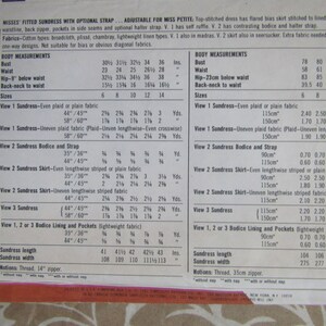 1981 Ladies Simplicity Pattern SUNDRESS With Optional Strapsize14 - Etsy