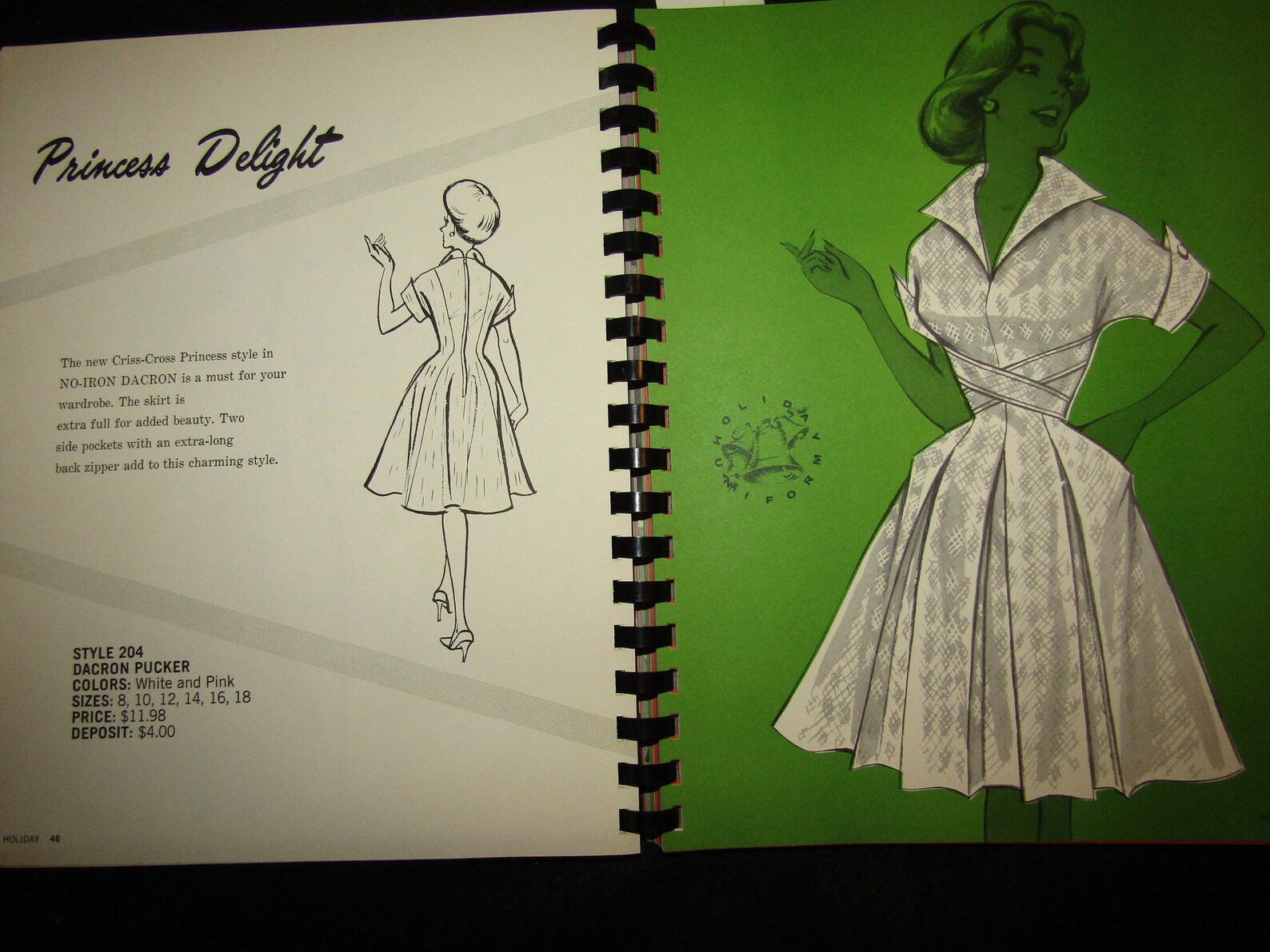 1962-1963 Mail Order UNIFORMS CATALOG Fall-winter by Holiday Uniforms ...