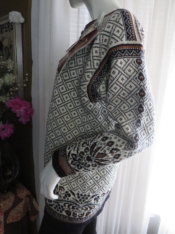 1980s'/90s' WOOL EARTHY Colored Casual SWEATER By Dal… - Gem