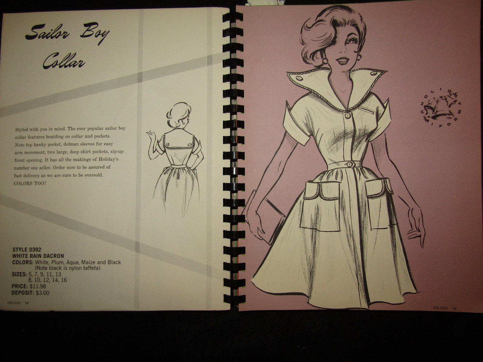 1962-1963 Mail Order UNIFORMS CATALOG Fall-winter by Holiday Uniforms ...