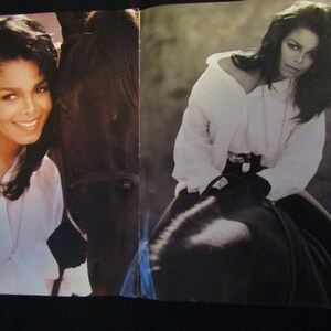 1990 Autographed JANET JACKSON "rhythm Nation" World Tour Program ...
