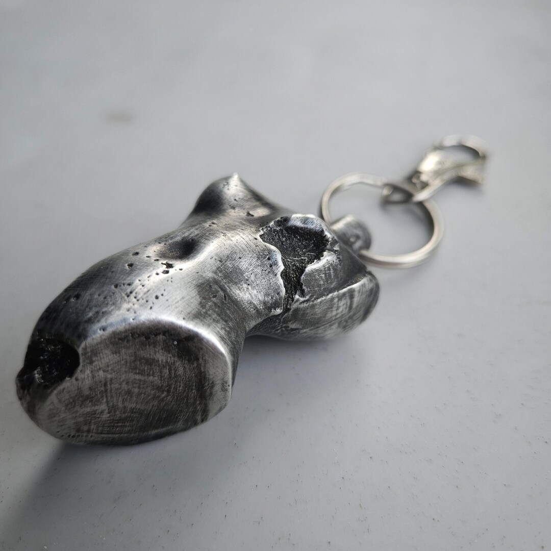Torso Key Ring | Heavy Sand Cast Women's Distressed Body | Statement ...