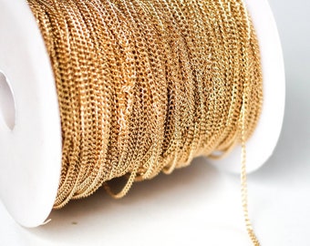 Gold Plated Chain - Etsy