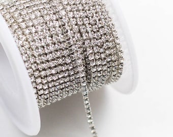 Rhinestone Chain - Etsy