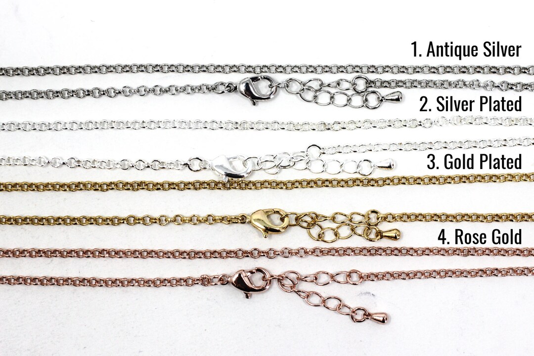 2.5mm Rolo Necklaces Rolo Chain 2.5mm Petite Links 28 - Etsy