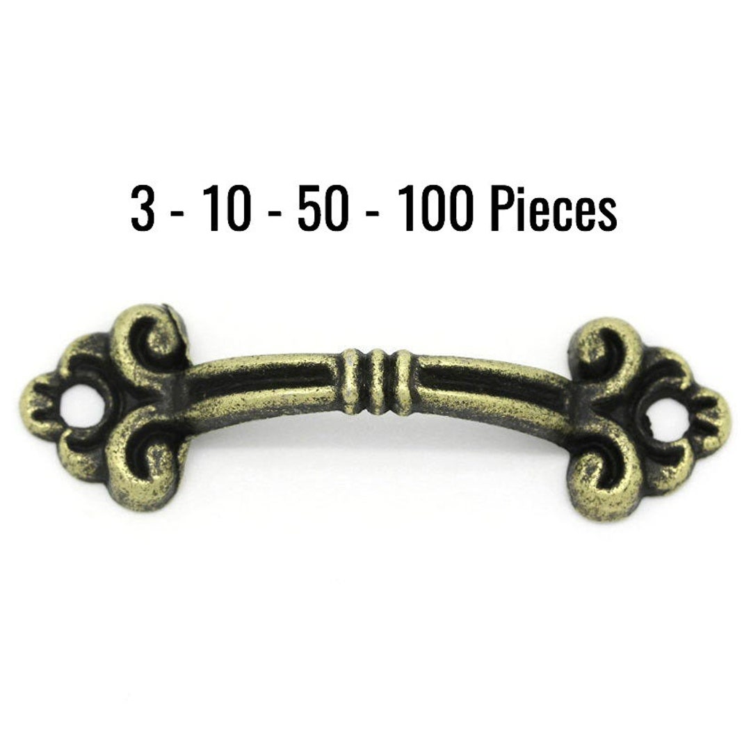Bronze Pull Handles for Boxes Etc. - 48x15mm - 3 - 10 - 50 - 100 Pieces ...
