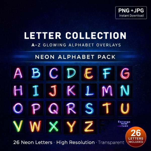 Neon Sign Alphabet - Etsy UK