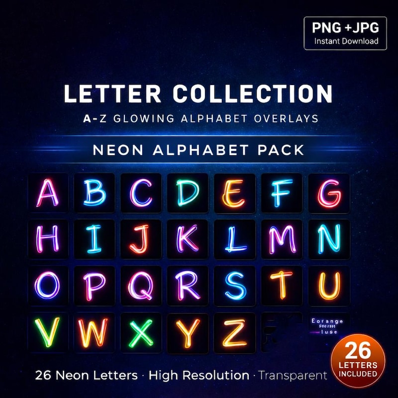 Alphabet Led Light - Etsy