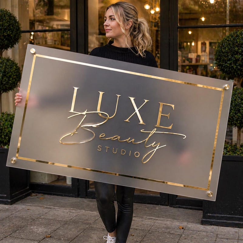 Backlit Logo Sign - Etsy UK