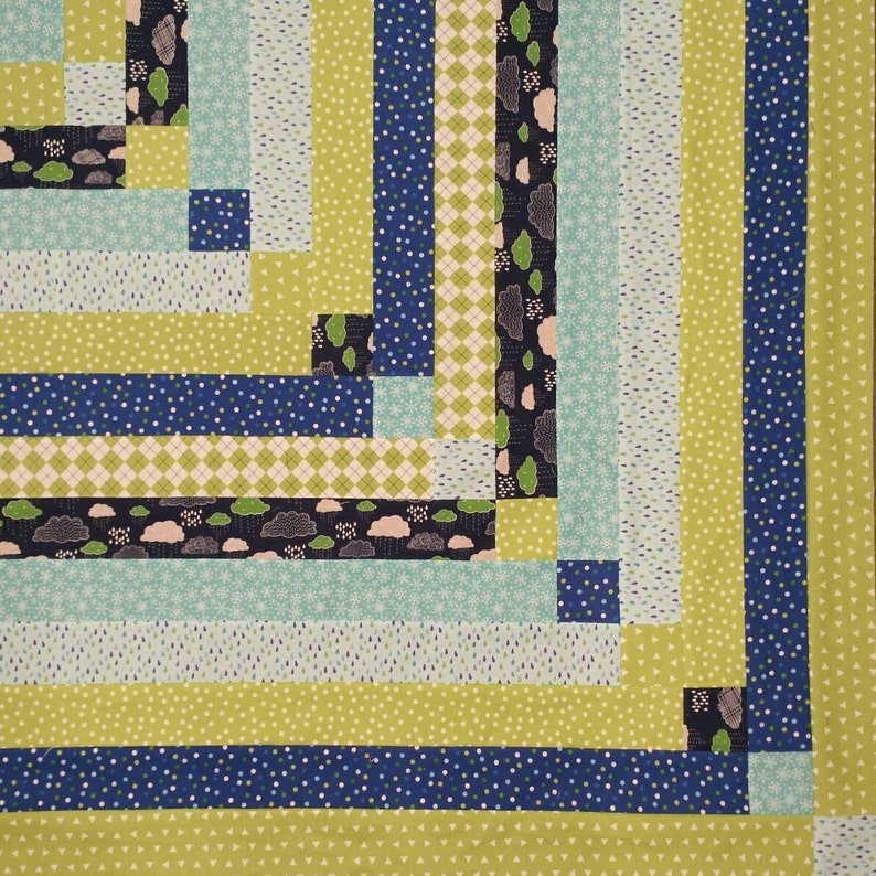 Stepping Stone Baby Quilt Pattern: Easy Beginner Design (PDF Digital ...