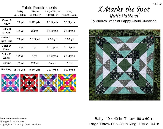 West Hawk Quilt Pattern - a Physical Pattern by the Blanket Statement ...