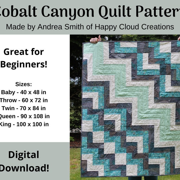 Canyon Quilt Pattern - Etsy