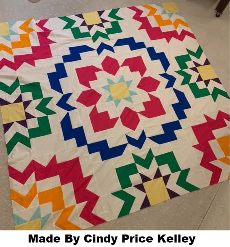 Joyful Meadows Quilt Pattern: Modern Flying Geese (digital PDF) - Etsy
