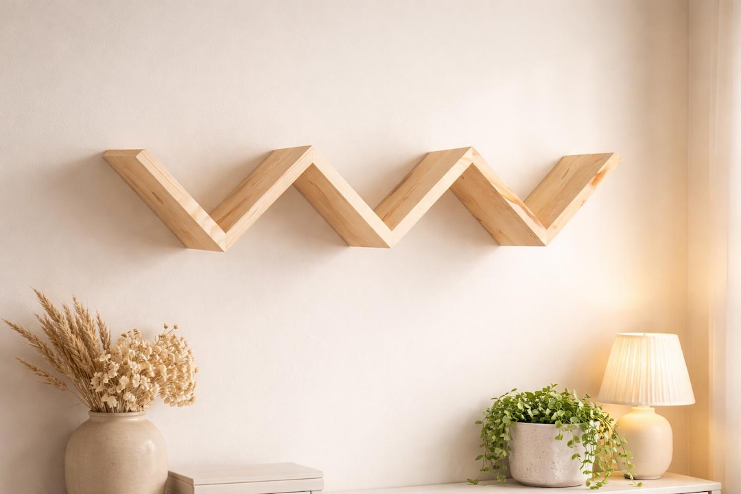 Elegant Zig Zag Shelf Pictures