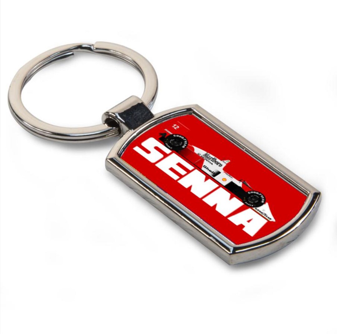 Ayrton Senna F1 Keyring Keychain Mclaren MP4/4 1988 F1 Gift - Etsy