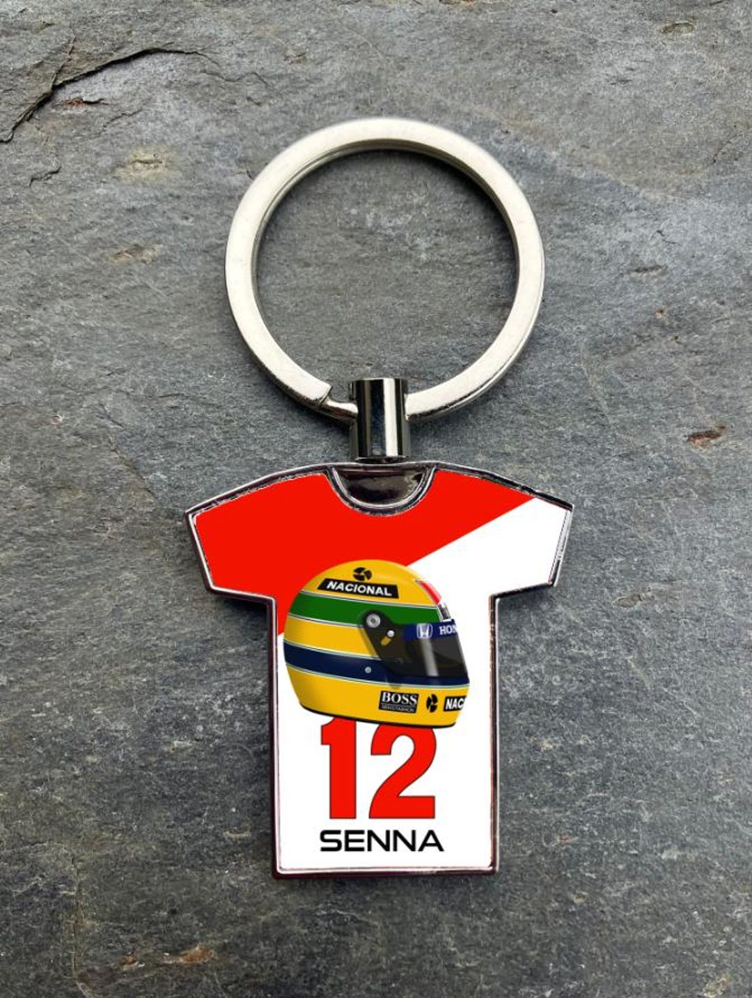 Ayrton Senna Helmet F1 Keyring Keychain Mclaren 1988 F1 Gift - Etsy