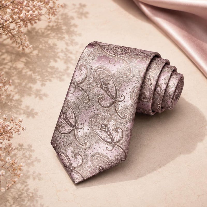 Paisley krawatte rosa - Etsy.de