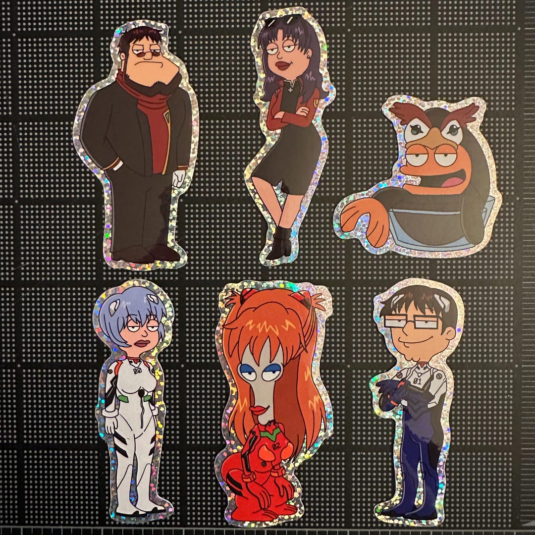 EVA AD Glitter Stickers - Etsy