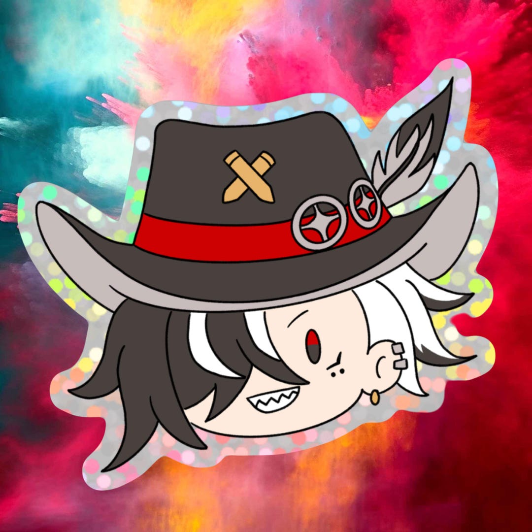 Boothill Chibi Glitter Sticker - Etsy