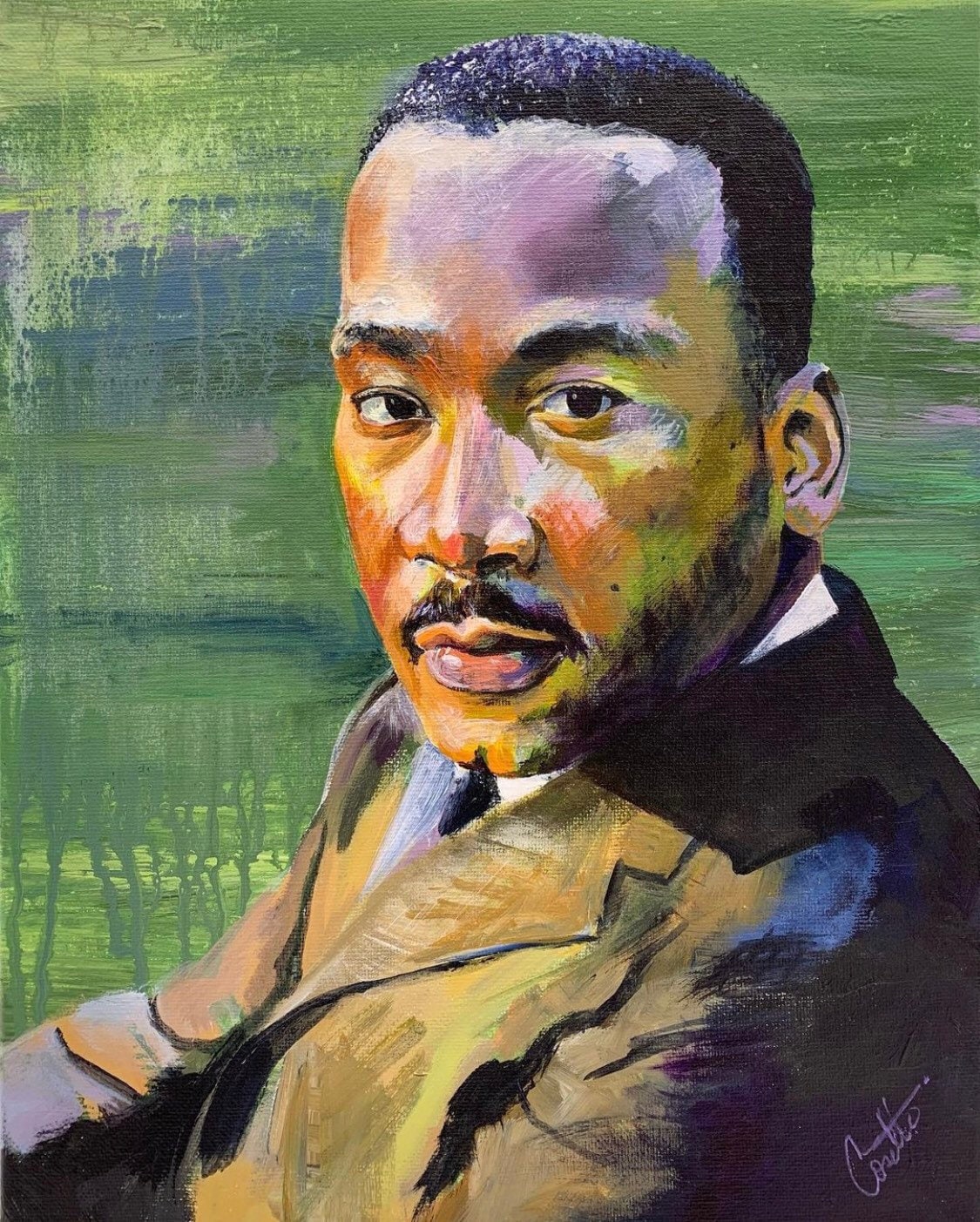 Martin Luther King Jr Painting