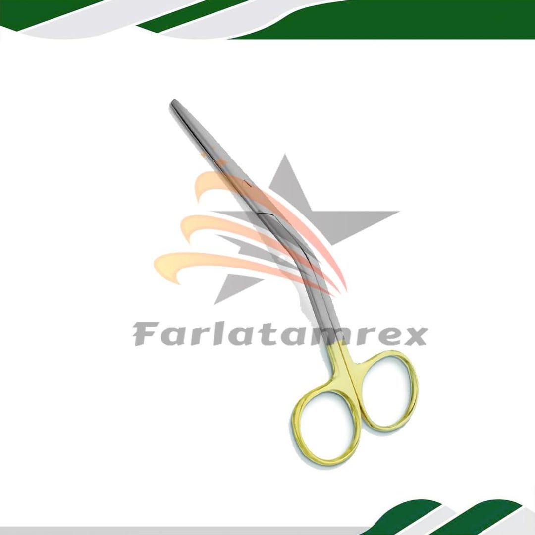 Cottle Dorsal Scissors 16cm – Angled Shanks Rounded Blades Premium ...