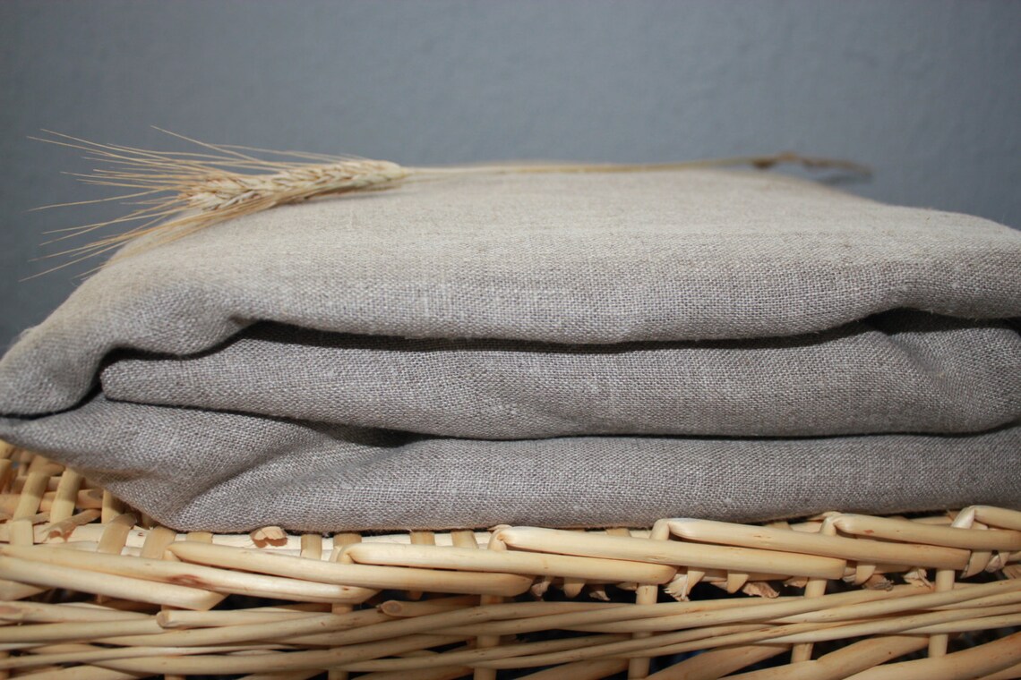 Flax Bedding Linen Set... Linen Duvet Cover and Two - Etsy