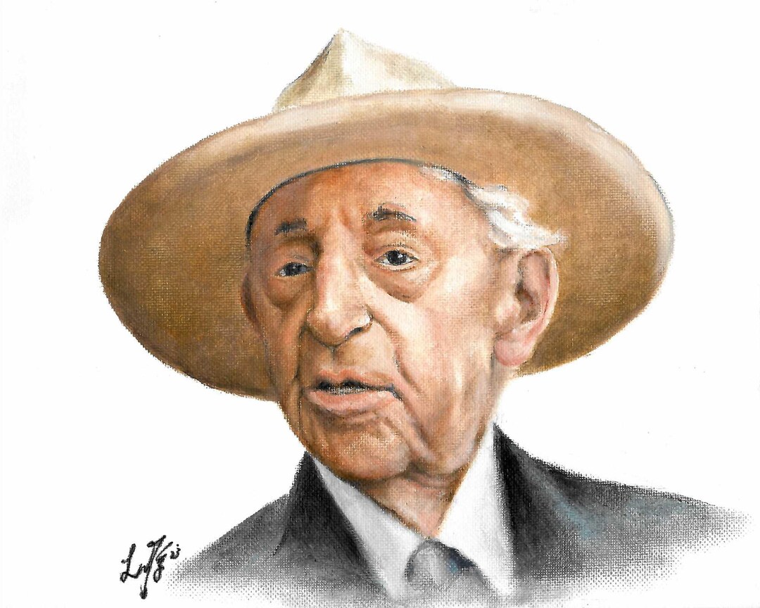 Original Oil Portrait Painting ARTHUR RUBINSTEIN Polish-american ...
