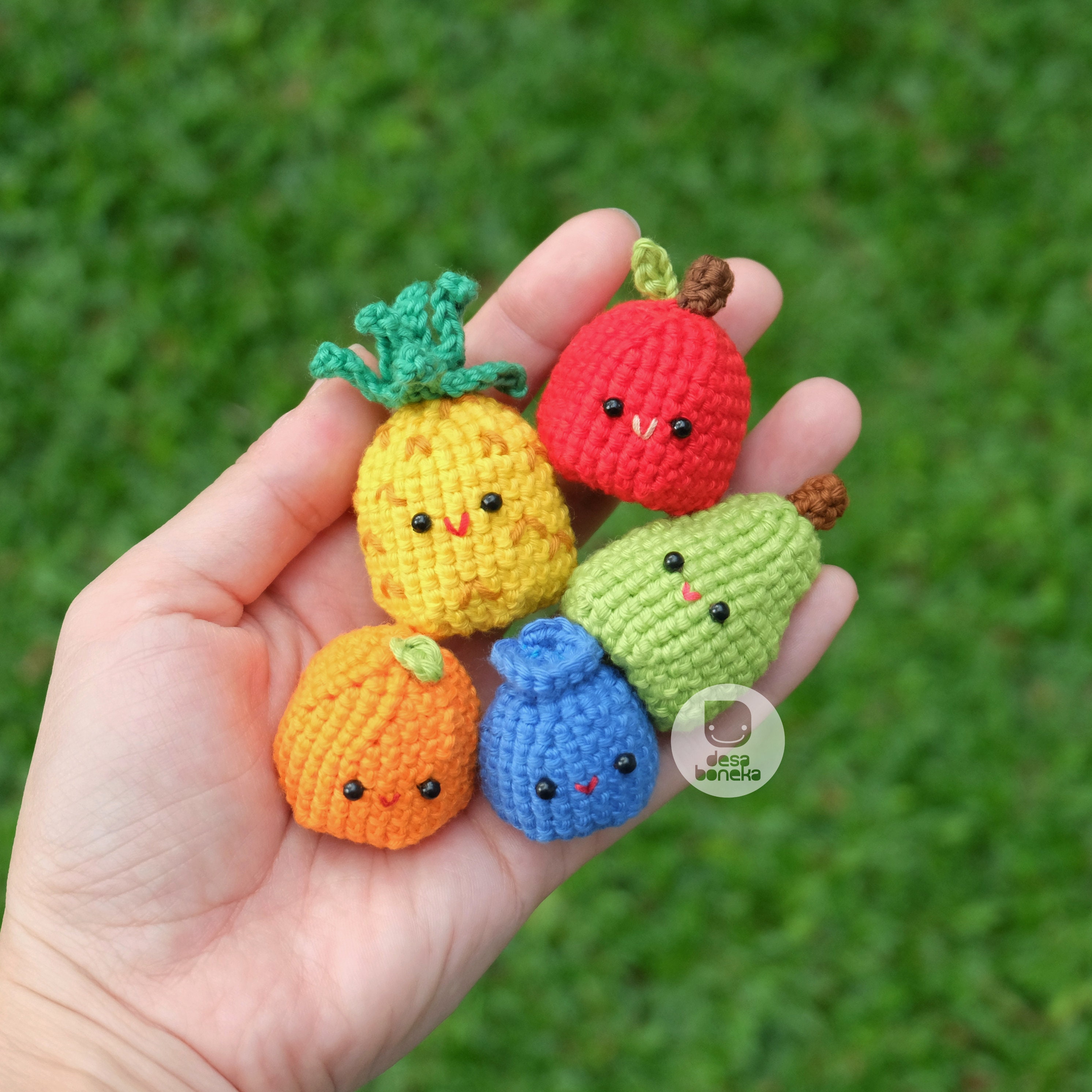 PDF PATTERN - Fruit Finger Puppet - Etsy