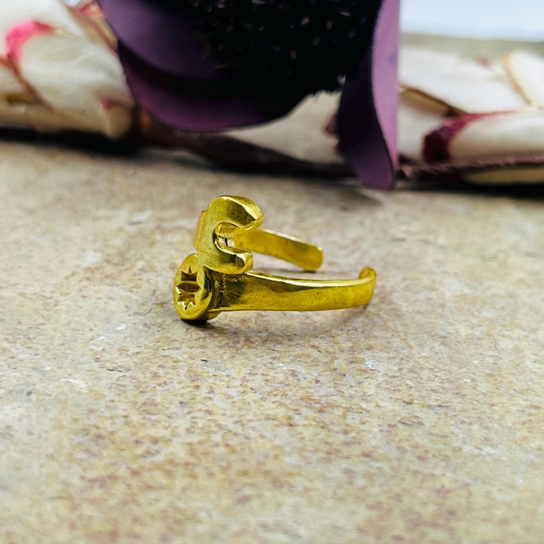 Wrench and Star Socket Bypass Ring | 18k Gold Plated Brass Jewelry - Etsy