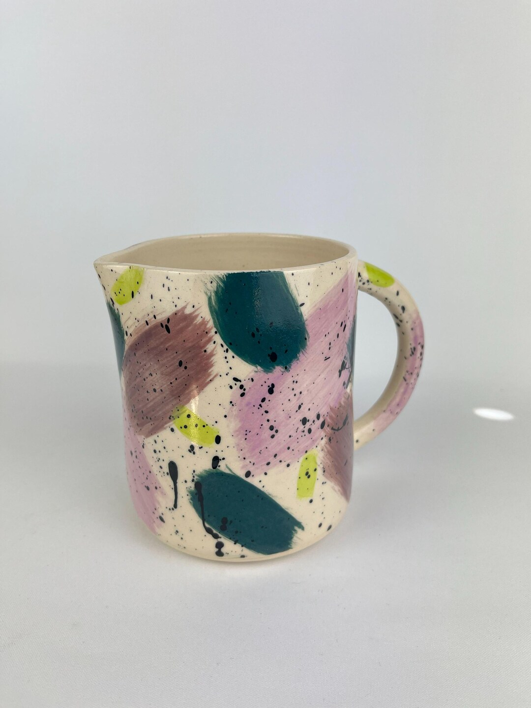 Handmade Jug / Colourful / Milk Jug / Unique / Stoneware / Pottery - Etsy