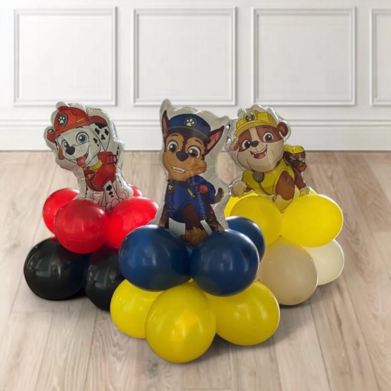Mini Paw Patrol Foil Stack, Birthday Party Decor, Paw Patrol Party ...