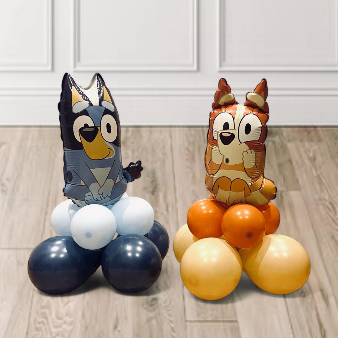 Mini Bluey Foil Stack, Birthday Party Decor - Etsy UK