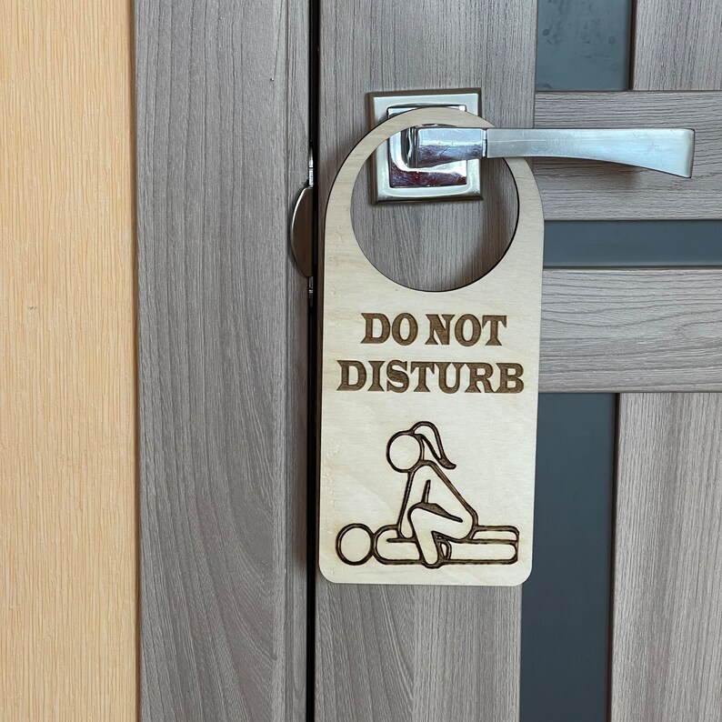 Dont Disturb Hanger Adults Wooden Door Hanger Sex Porn Etsy
