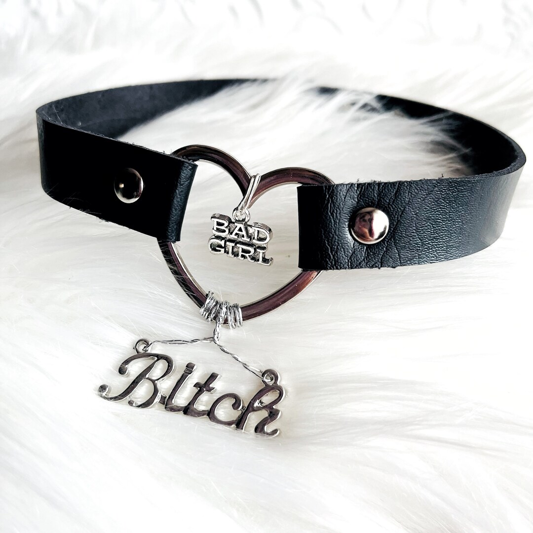 Black Choker. Woman Choker. Bad Girl Collar Bad Girl Necklace Cosplay ...