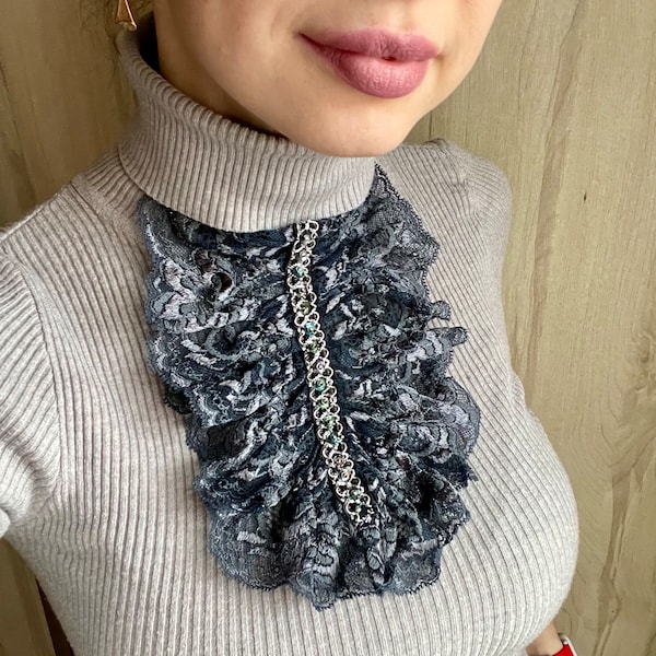 Lace Necktie - Etsy