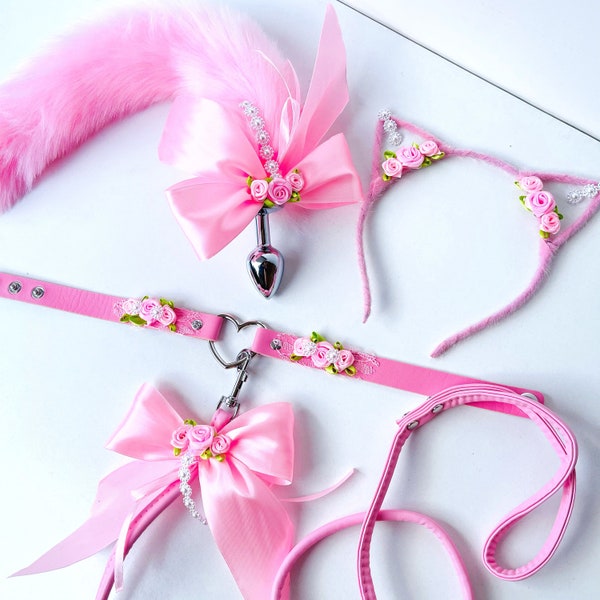 Pink Cat Sexy Costume Etsy