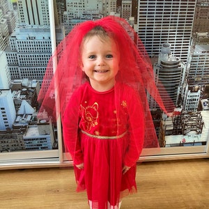 Lydia Deetz Baby Halloween Costume Veil. Toddler, Girl, Child Halloween ...