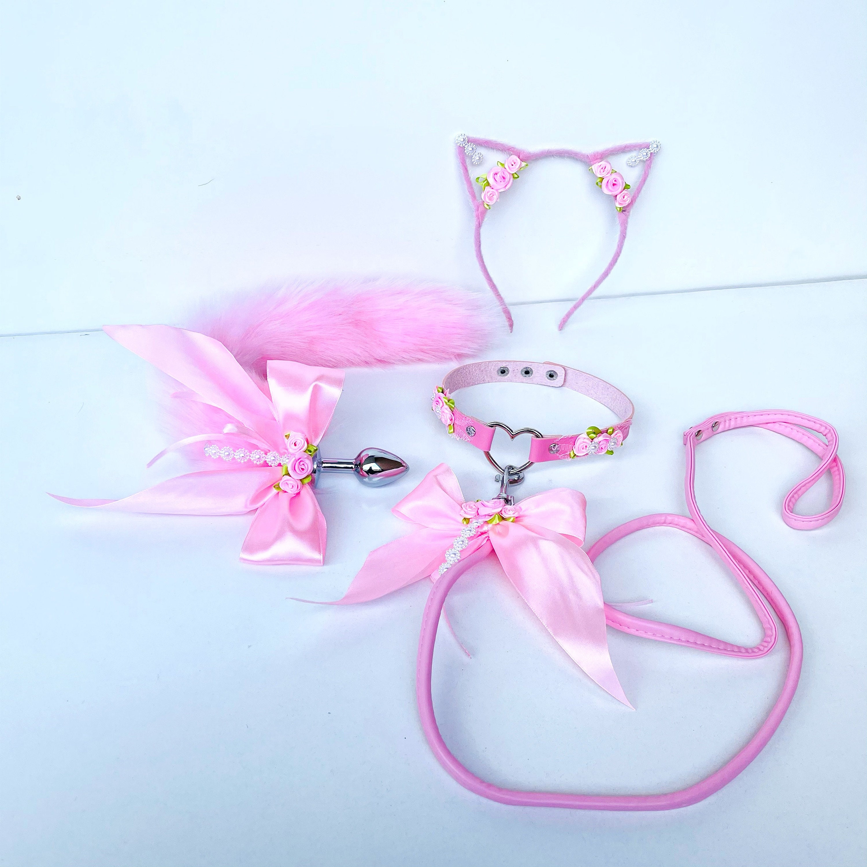 Exclusive Sexy Kitten Play Set Bdsm Sexy Pink Kitty Costume Etsy