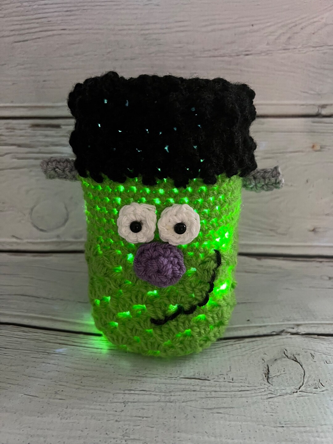 Frankenstein Light up Jar - Etsy
