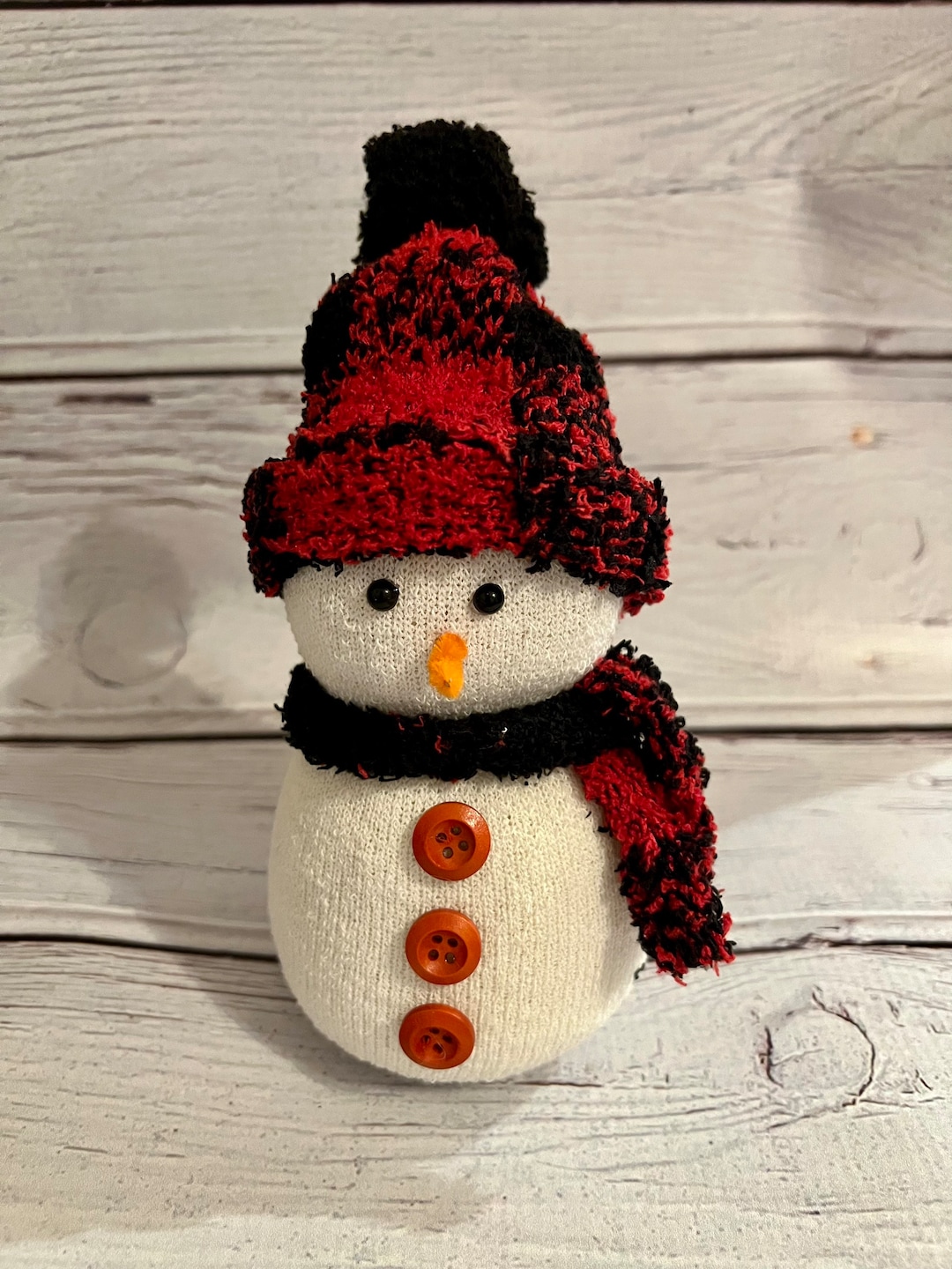 Sock Snowman - Etsy