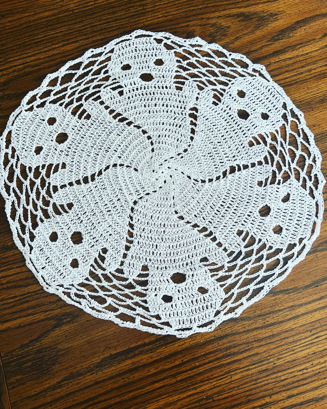 Crochet Ghost Doily - Etsy