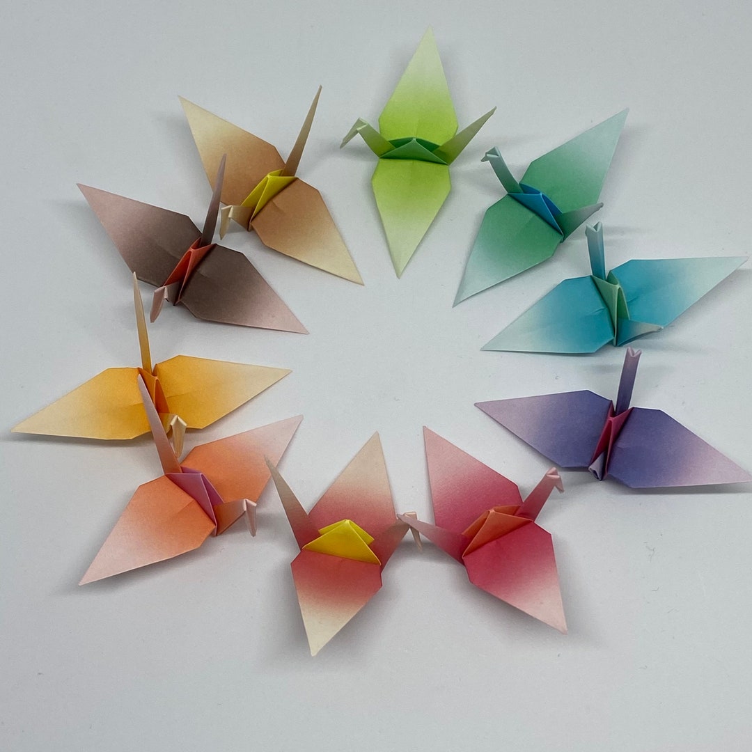 100 Origami Cranes Harmony Corona Japanese Paper Size S READY FOR ...