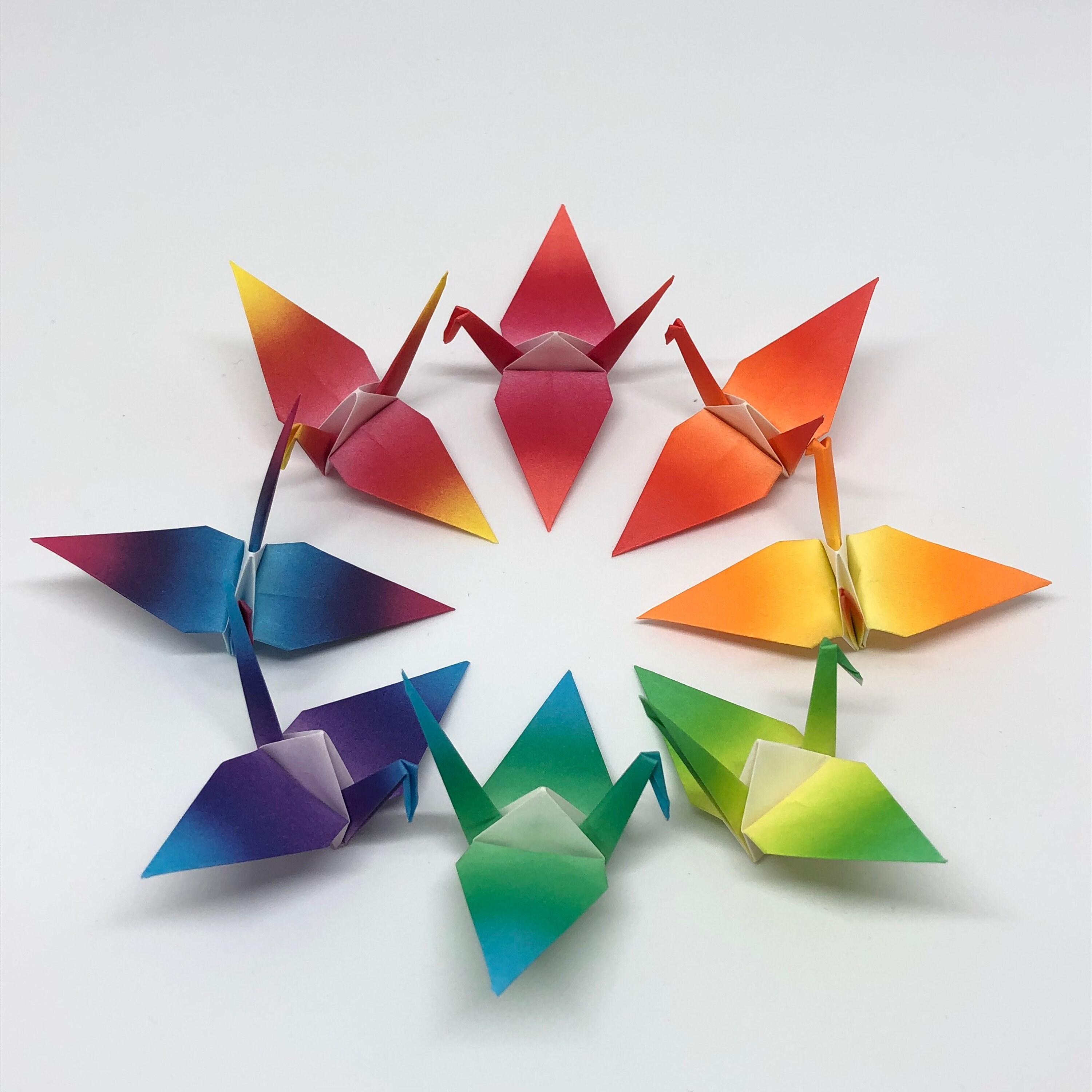 1024 Origami Cranes Harmony Japanese Paper Size S READY TO SHIP - Etsy