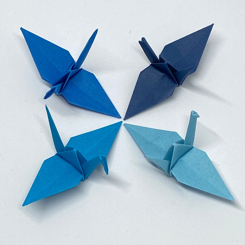 100 Origami Cranes - Available in Size S, M or L - Japanese Paper ...