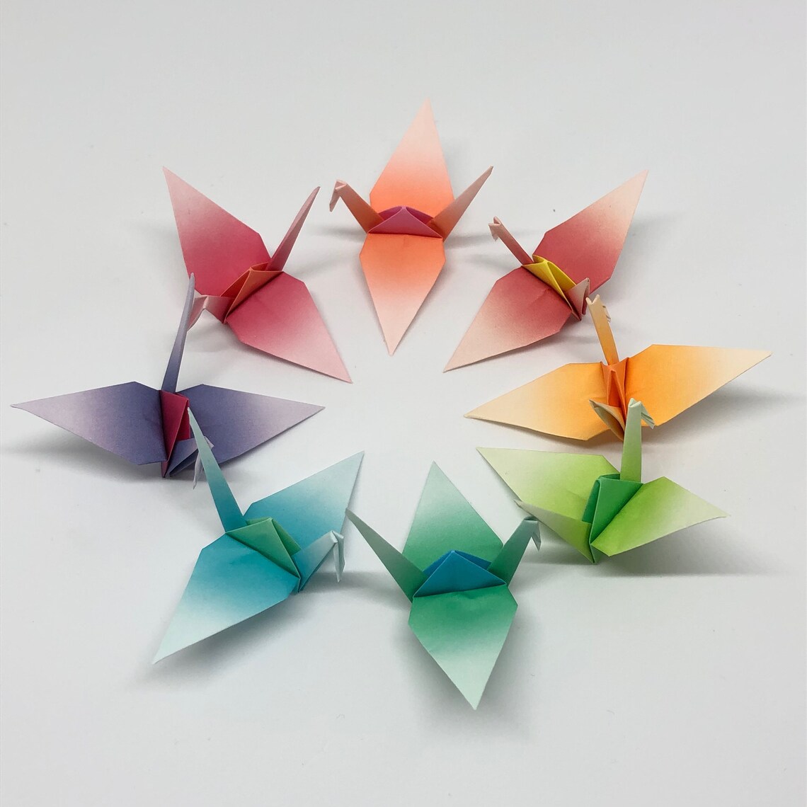 1024 Origami Cranes Harmony Japanese Paper Size S - Etsy